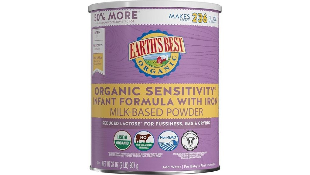 Earth's Best Organic Sensitivity Formula Review