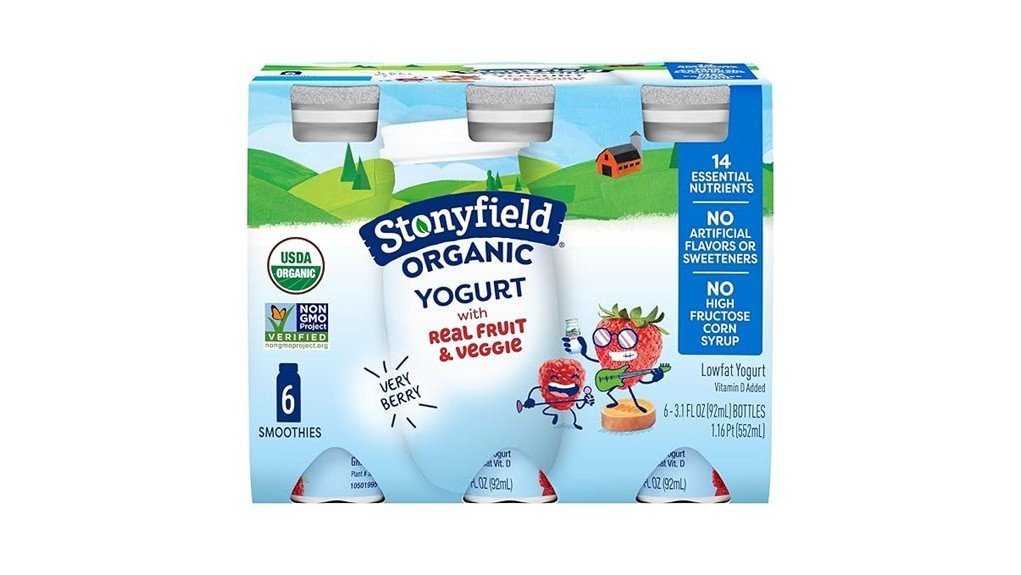 Stonyfield Organic Lowfat Yogurt Smoothies Review